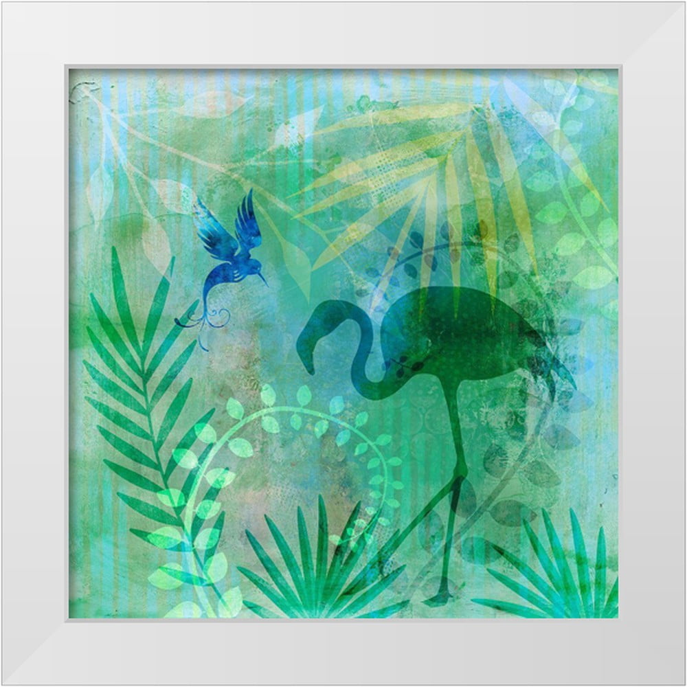 Haase, Andrea 26x26 White Modern Wood Framed Museum Art Print Titled ...