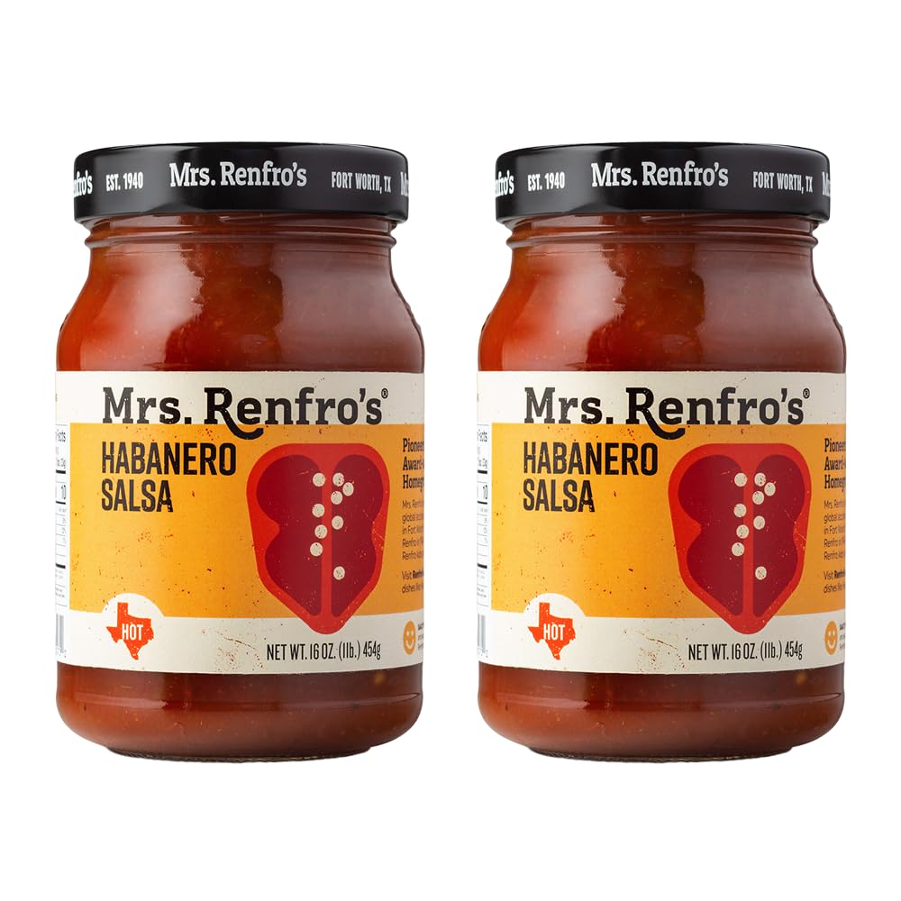 Habanero | Gluten , No Added Sugar, No HFCS, 16-oz Jar (Pack of 2 ...