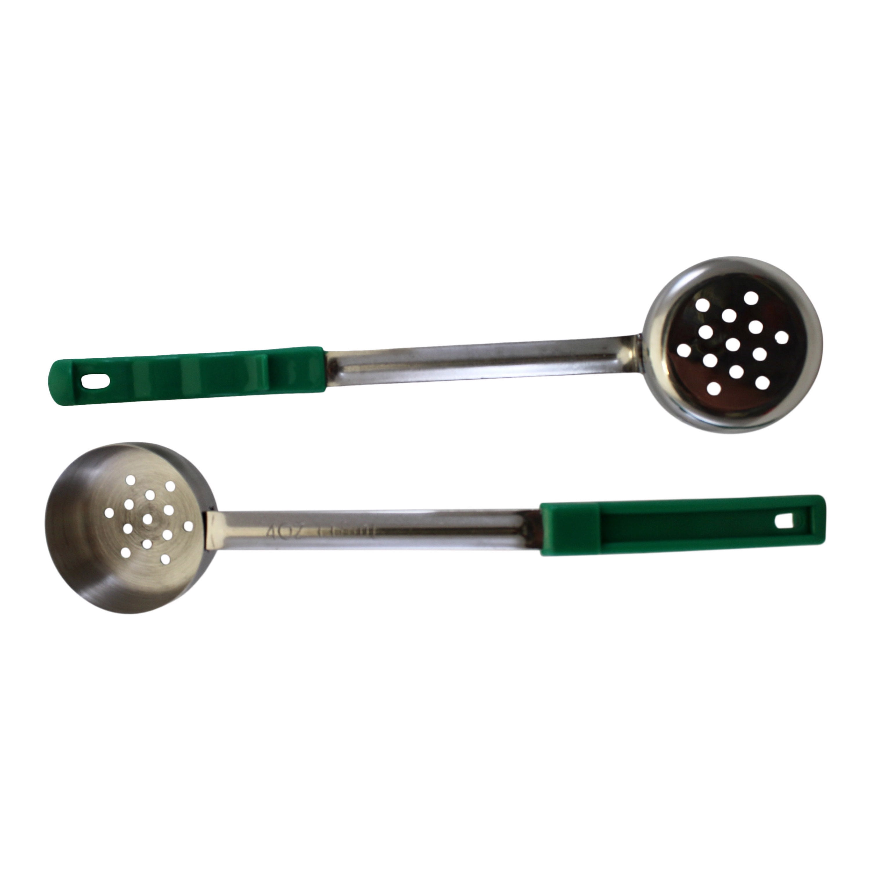 Habanerofire 4oz Green Slotted Serving Spoons with Portion Control ...