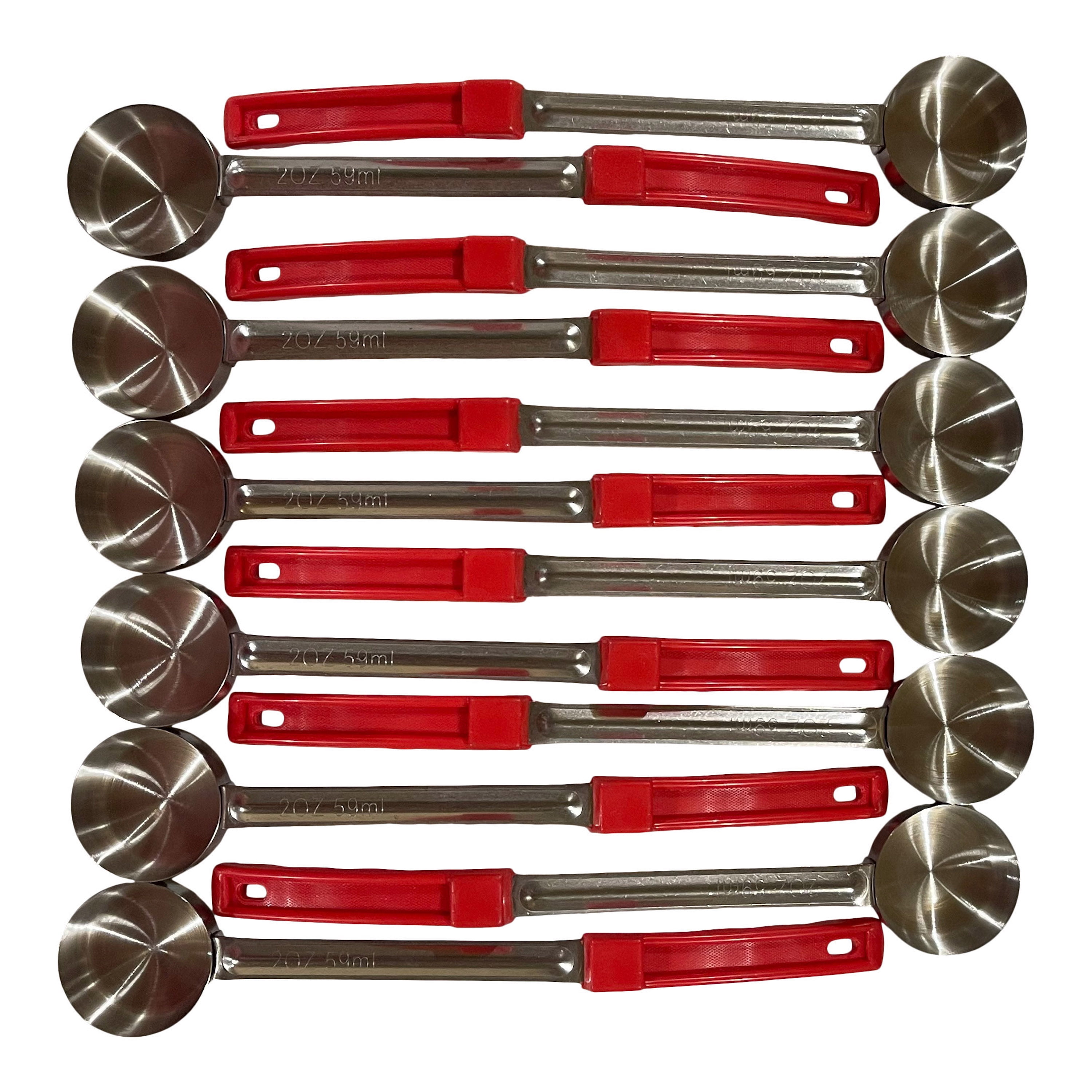 Habanerofire Solid Portion Control Serving Spoons 2oz Metal Ladle, Pack ...