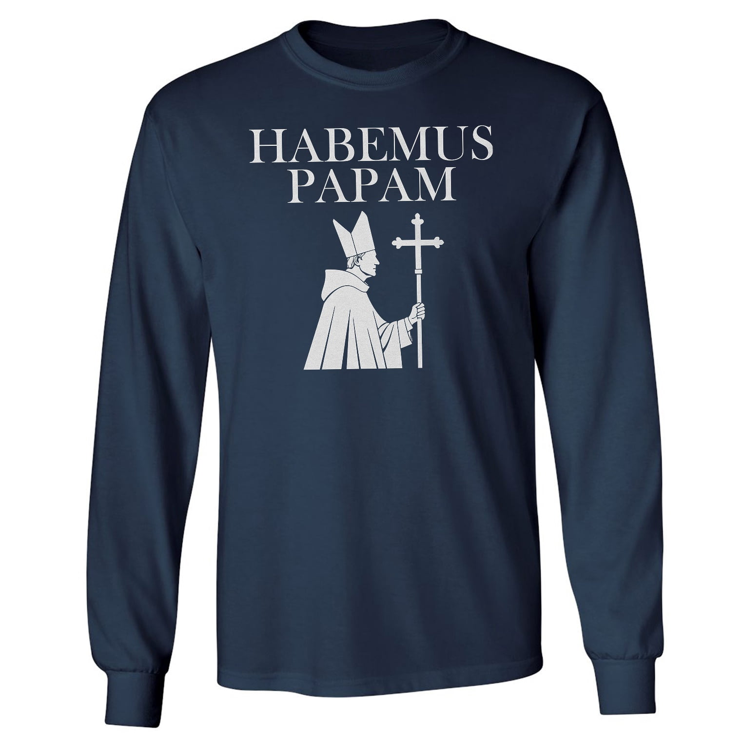 Habemus Papam - Pope Leo XIV Prevost Tribute Catholic Long Sleeve T ...