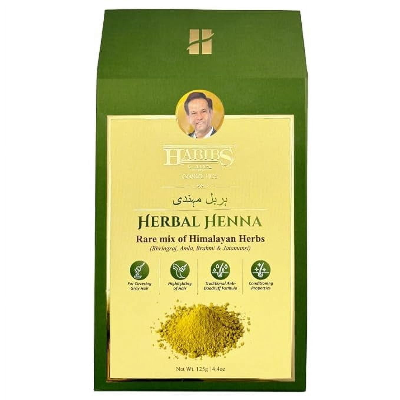 Habibs Natural Henna Mehndi Powder Enriched with Bhringraj, Amla ...
