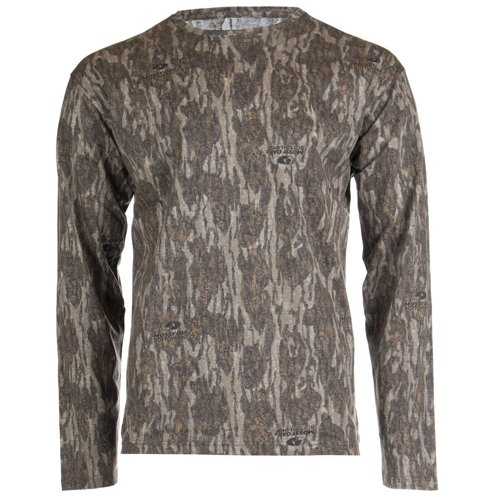 Habit Bear Cave Camo LS T-Shirt - Mens, Medium, Mossy Oak Bottomland ...