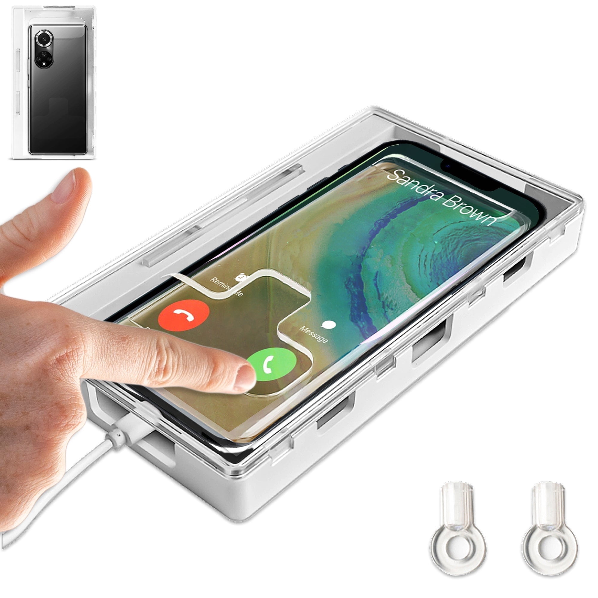 Habit Control Cell Phone Lock Box – Portable Cell Phone Jail Box with 2 ...