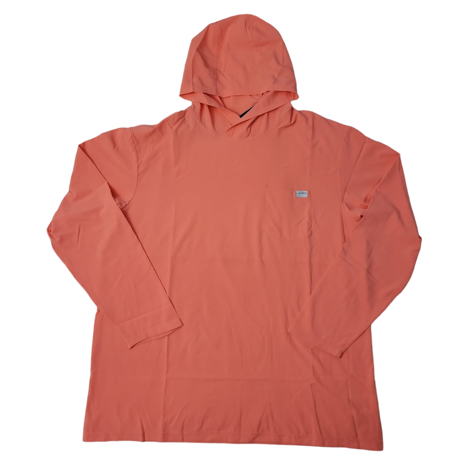 Habit Men's UPF 40+ UV Protection Moisture Wicking Hooded Performance Layer (Coral, L) - Walmart.com