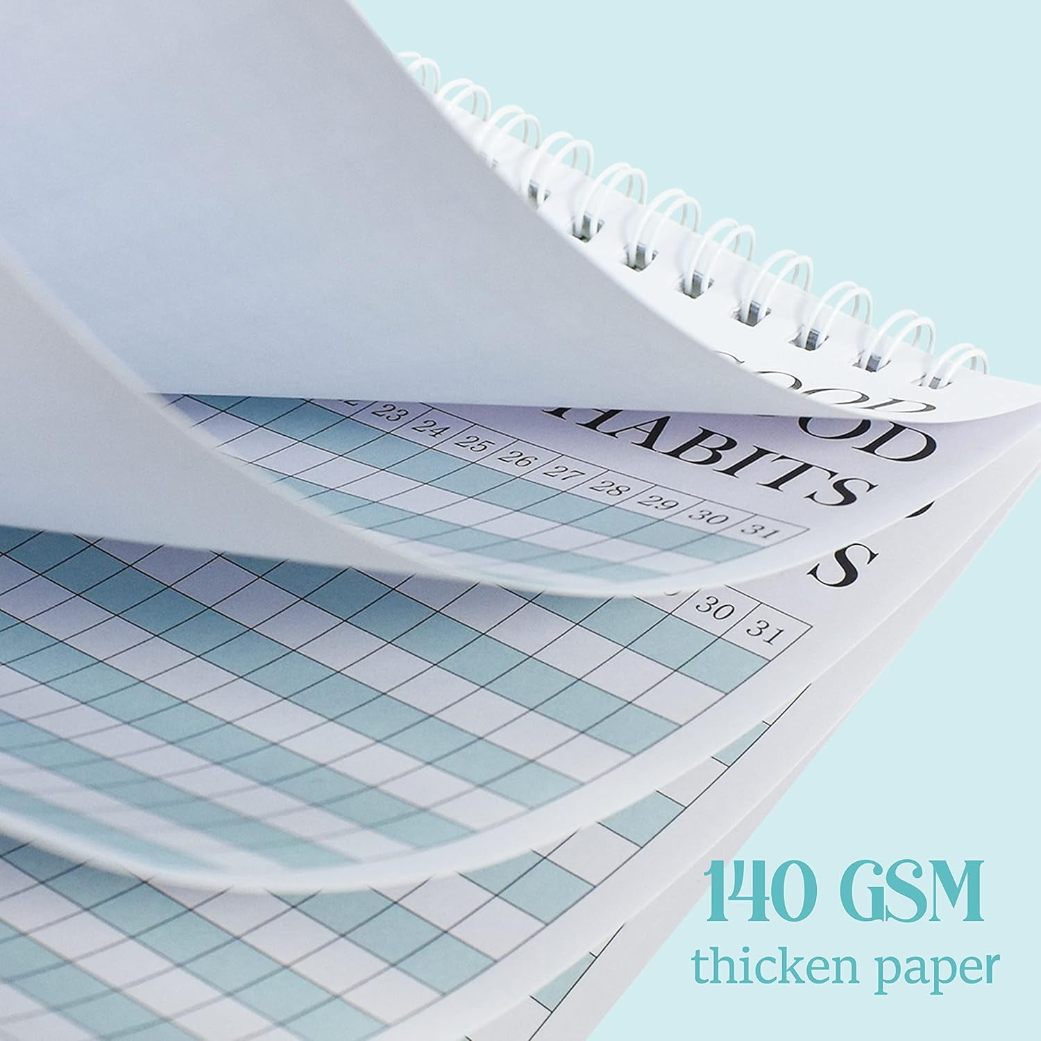 Habit Tracker Journal - Habit Tracker Calendar With Spiral ...