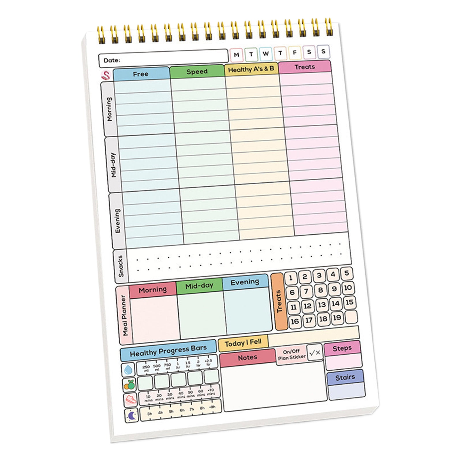 Habit Tracker Notebooks,Fitness Planner,A5 Inspirational Habit Journal ...