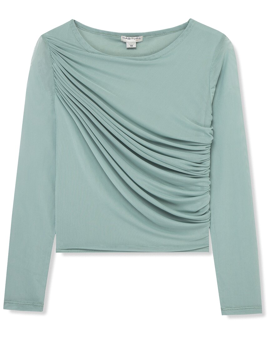 Habitual girls Gathered Knit Top, G7-8 - Walmart.com