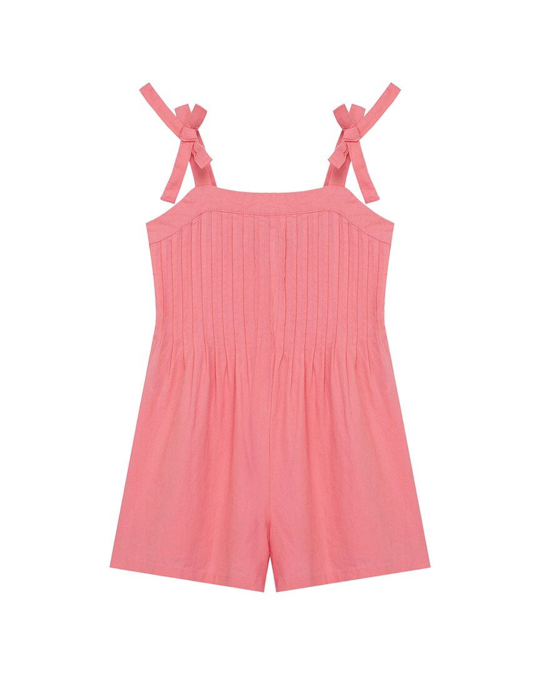 Habitual girls Halter Wide Leg Linen-Blend Romper, G2, Orange - Walmart.com