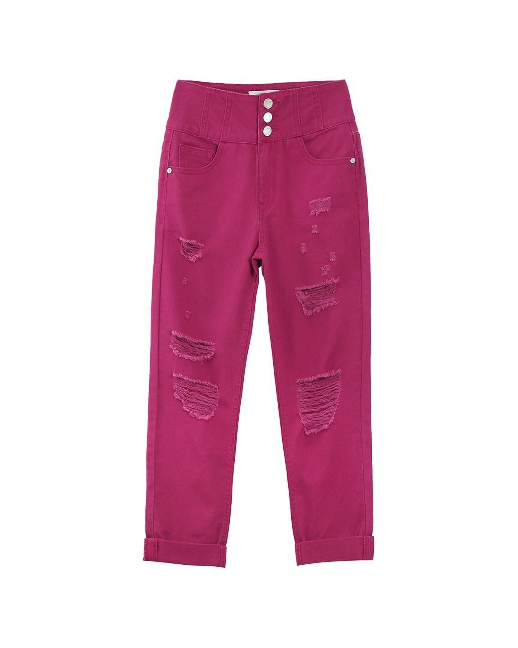 Habitual girls High Rise Boyfriend Pant, G14 - Walmart.com