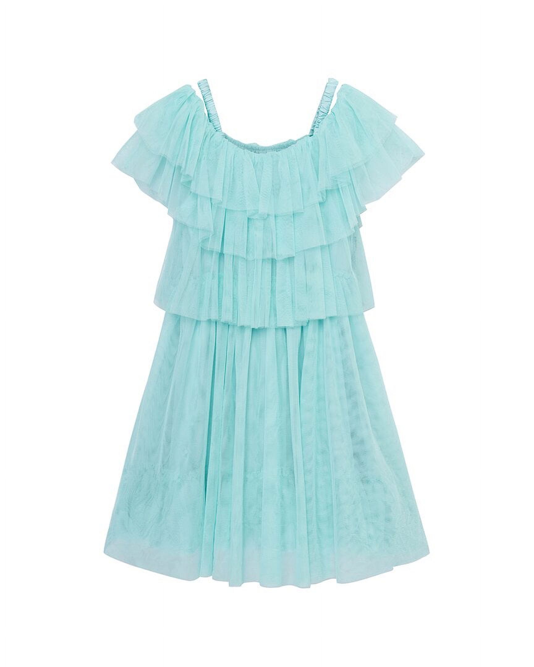 Habitual girls Tiered Mesh Dress, G14 - Walmart.com