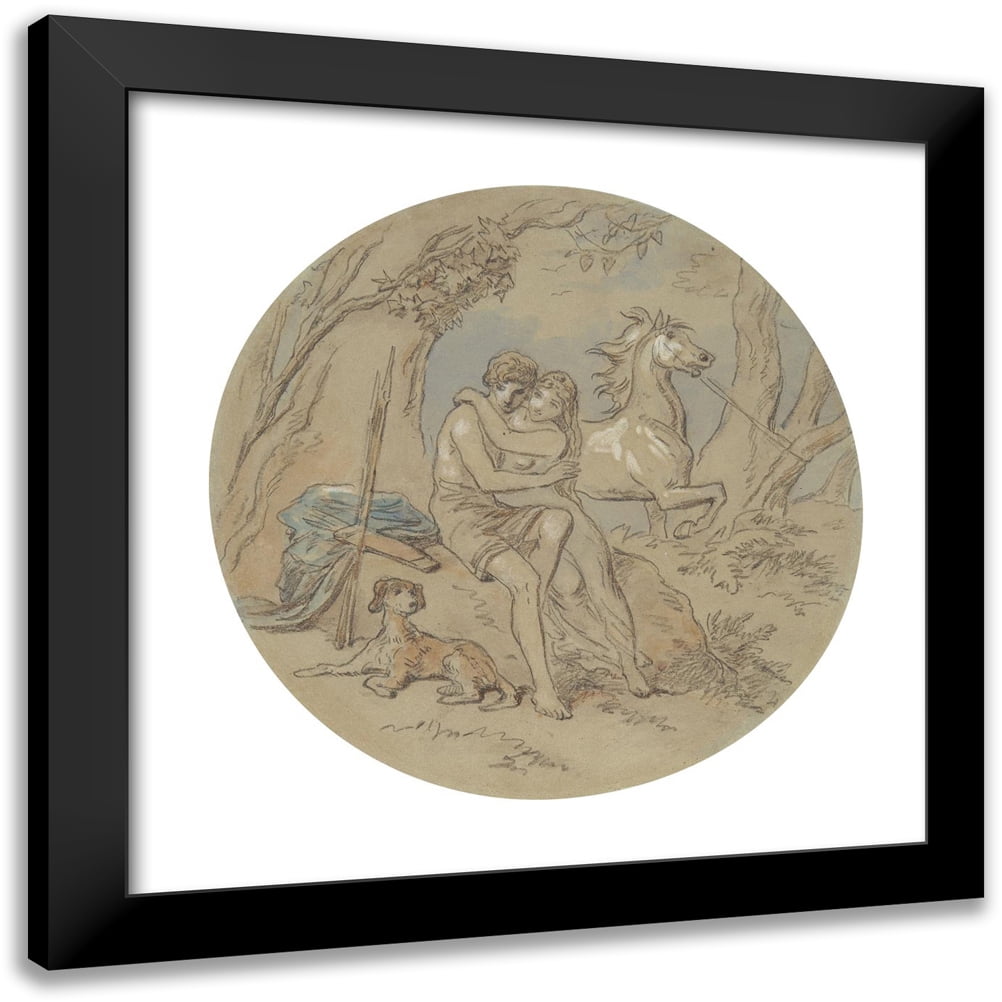 Hablot Knight Browne 20x20 Black Modern Framed Museum Art Print Titled ...