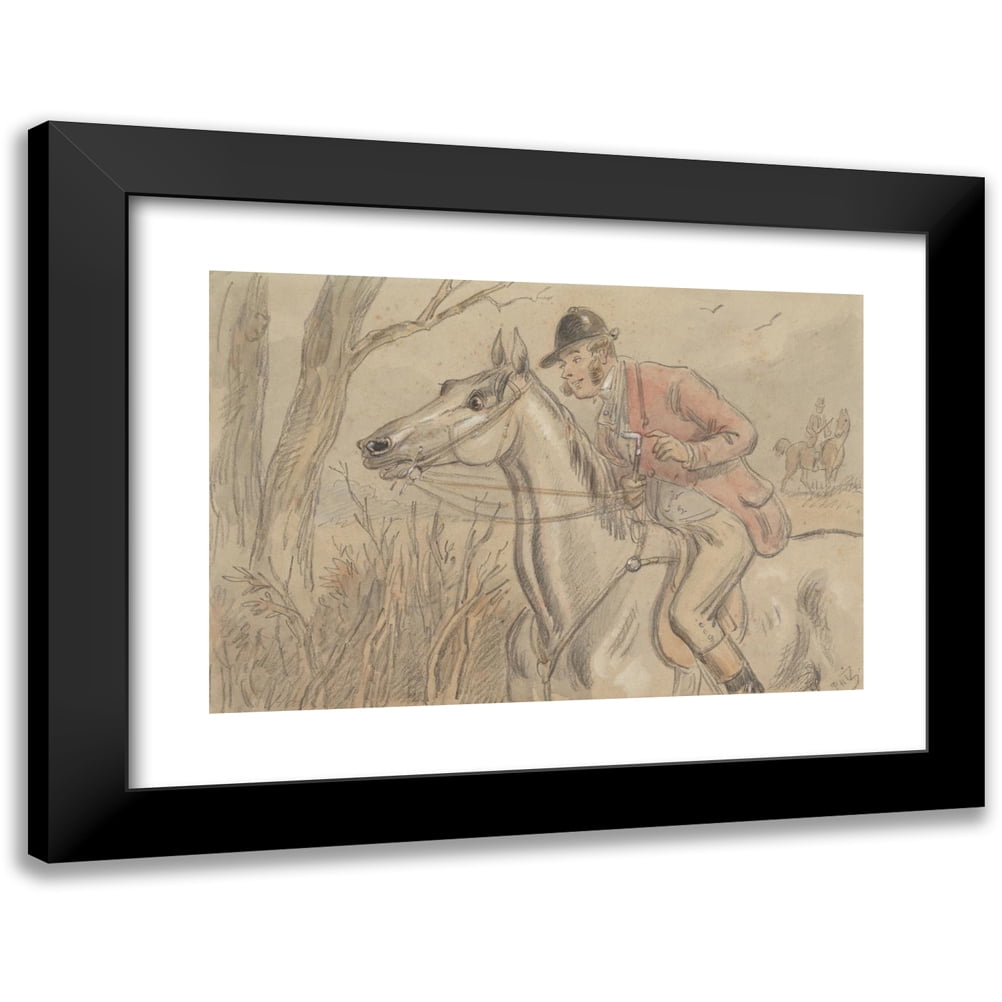 Hablot Knight Browne 24x18 Black Modern Framed Museum Art Print Titled ...