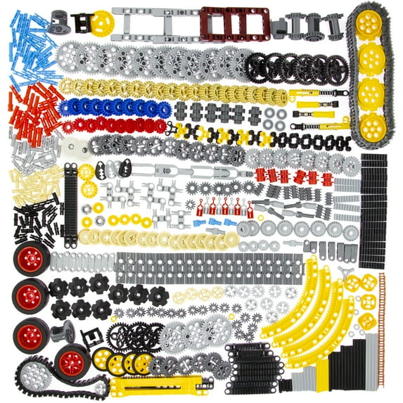 Habow 1080pcs Technic-Parts Gears-Axle-Pin-Connector Compatible with ...