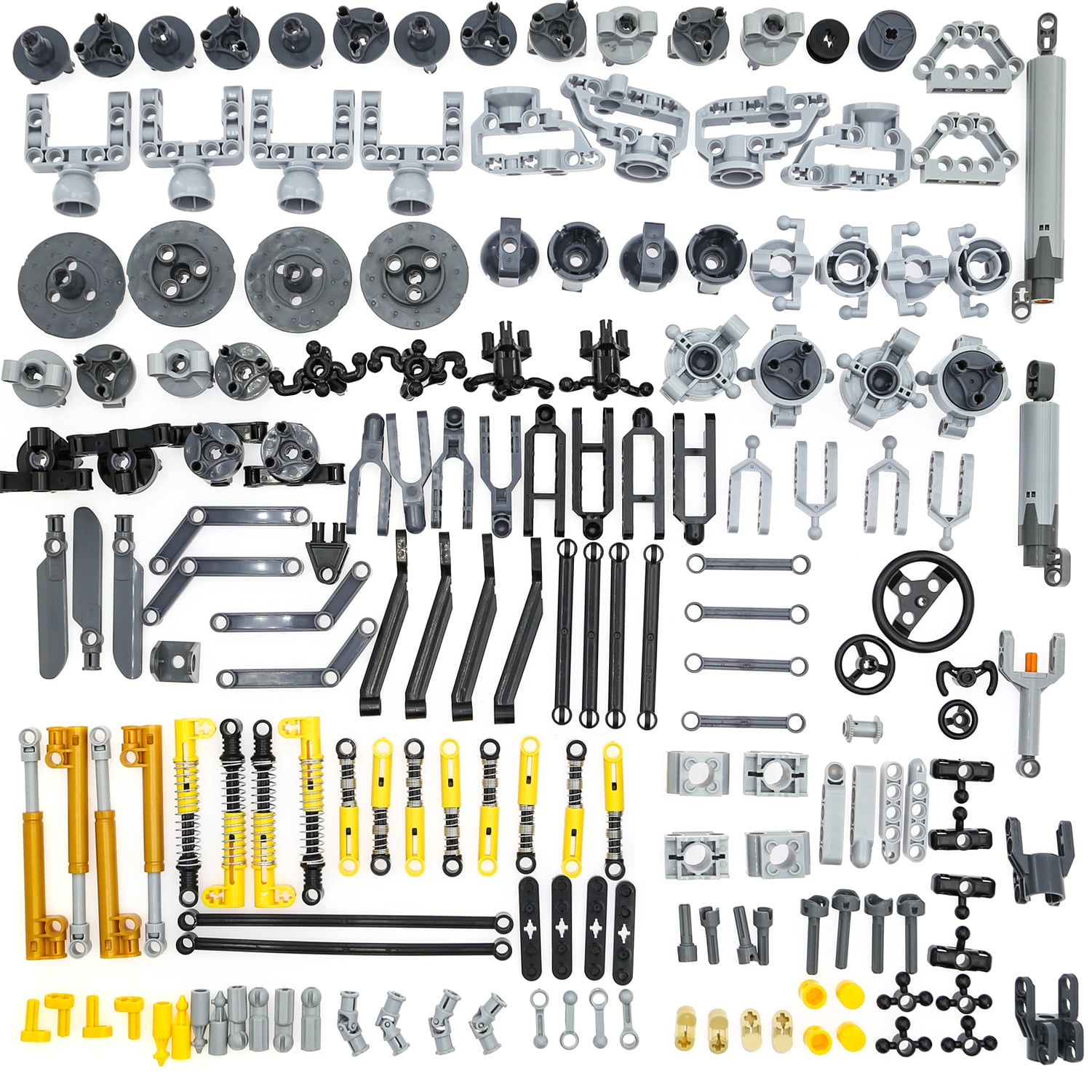 Habow 169pcs Technic-Parts Axle-Pin-Connector Compatible with Major Brands Technic Parts, Wheels ...