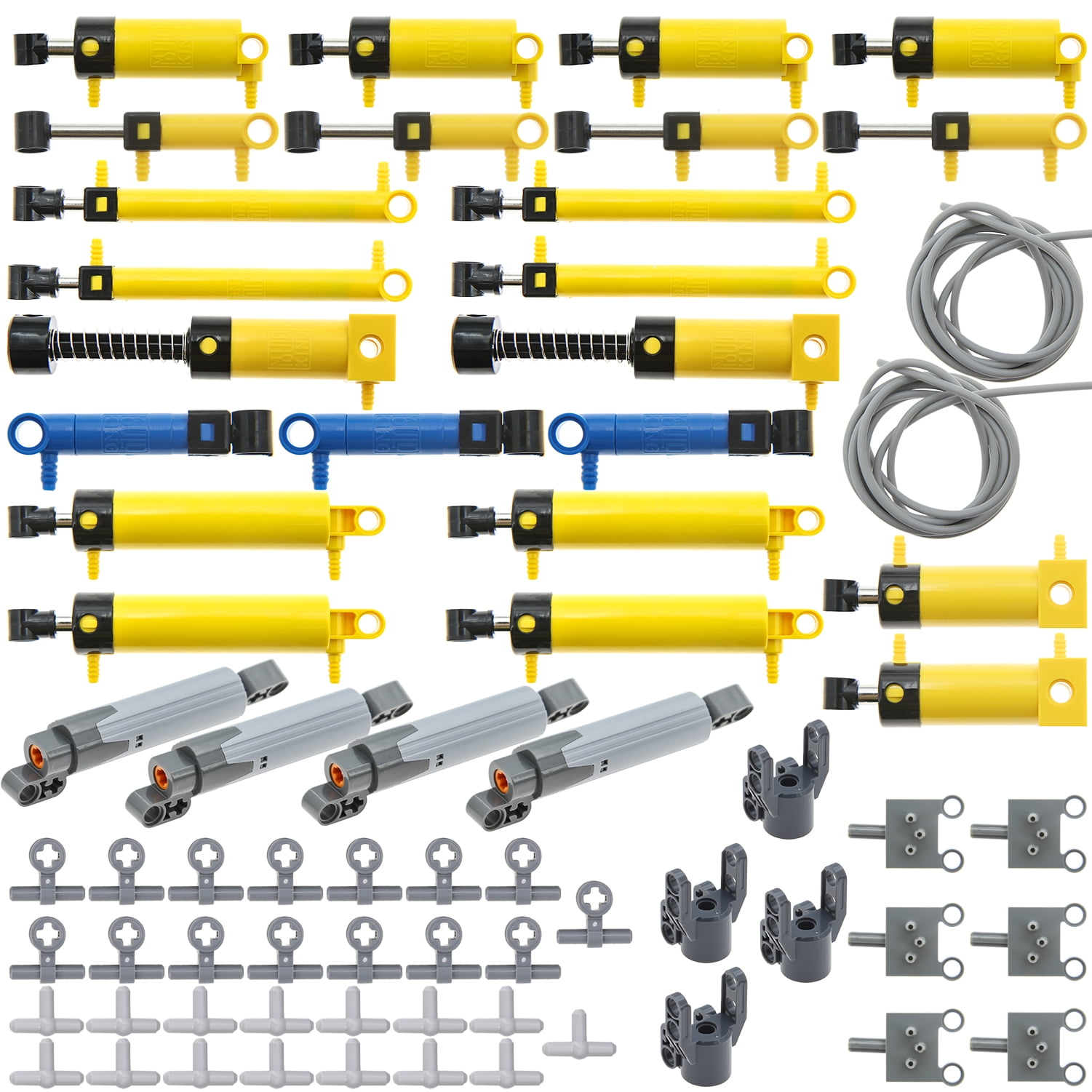 Habow 35Pcs Pneumatic-Technic-Parts Kit Compatible with Major Brands Technic Parts Pneumatic ...