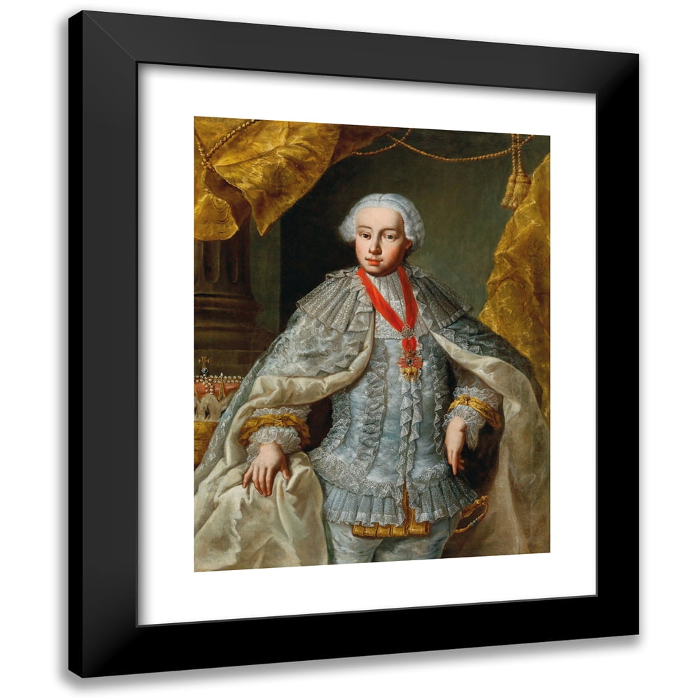 Habsburg Court Painter 19x24 Black Modern Framed Museum Art Print Titled - Portrait of Archduke ...