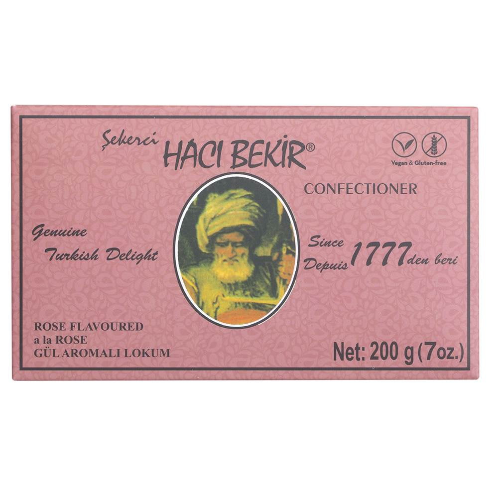 Hacı Bekir Rose Turkish Delight, Rose Flavored Premium Lokum, Floral ...