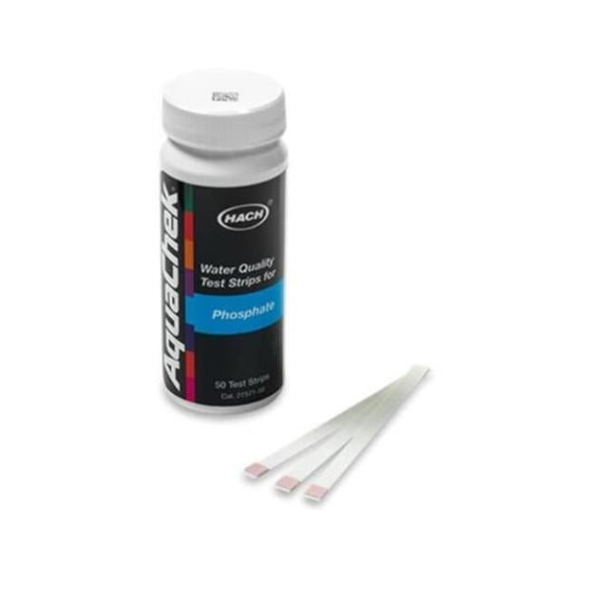Hach AC2757150E 0-50 PPM AquaChek High Range Phosphate Test Strips - 50 ...