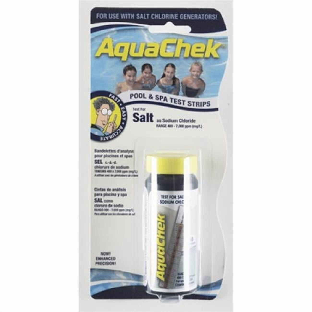 Hach AC561140A Aquachek Salt Water Titrator Strips, White - Walmart.com