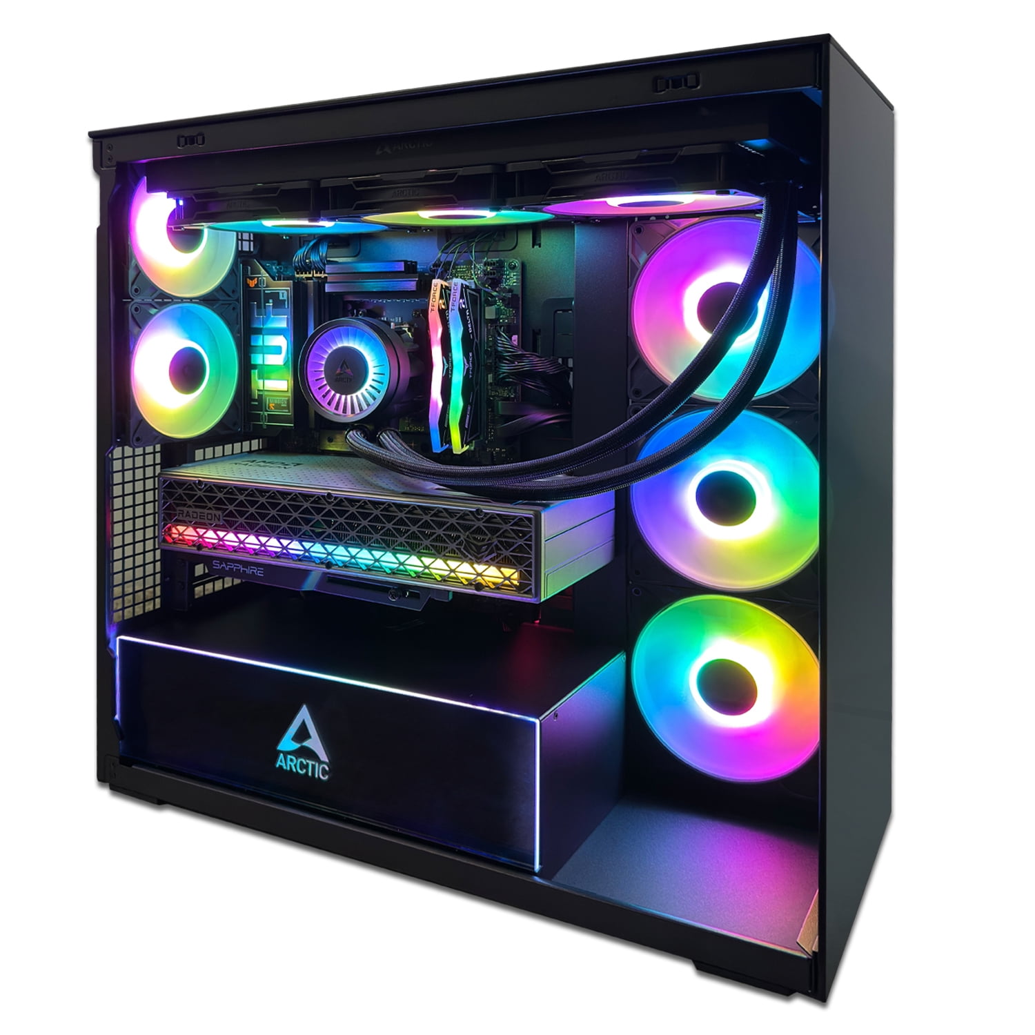 Hachiman Kori Gaming PC Desktop AMD Ryzen 7 9800X3D | Radeon RX 9070XT ...