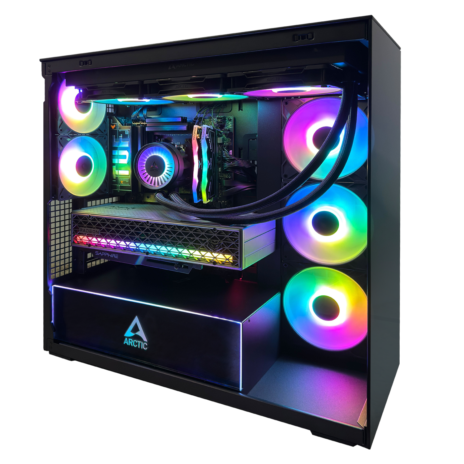 Hachiman Kori Gaming PC Desktop AMD Ryzen 9 9950X3D | Radeon RX 9070XT ...