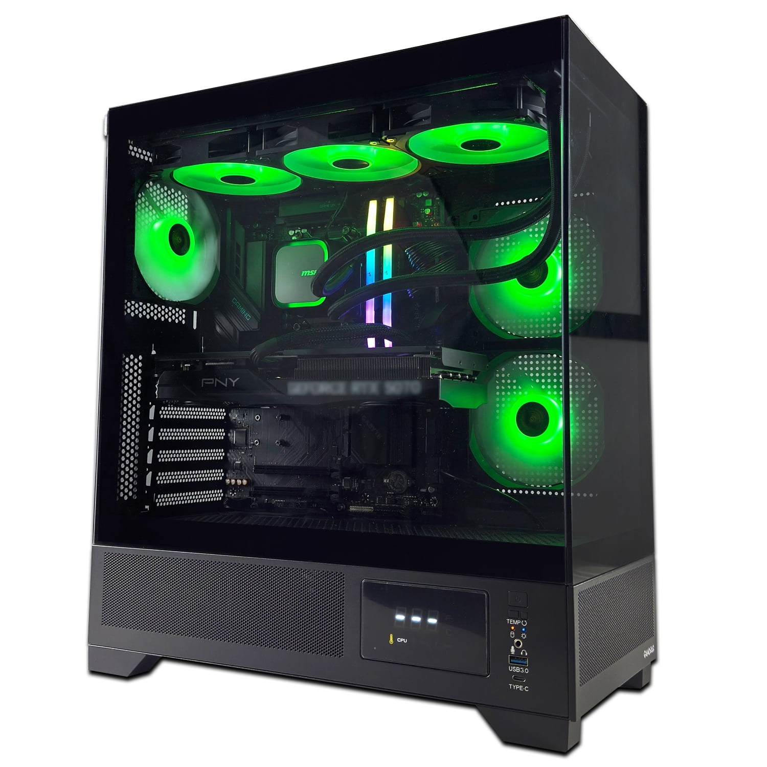 Hachiman Tora Gaming PC Desktop AMD Ryzen 7 9800X3D | NVIDIA GeForce ...