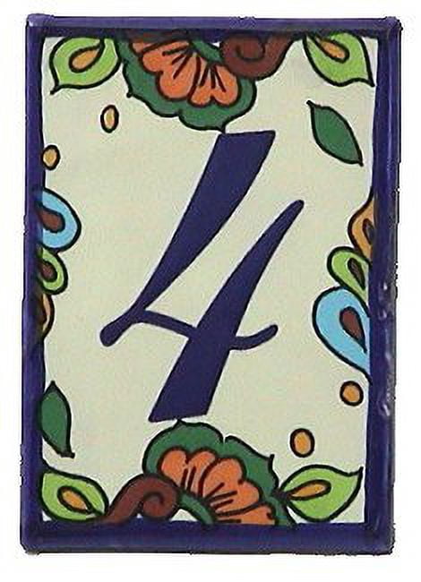 Hacienda Tile Number Four - Walmart.com