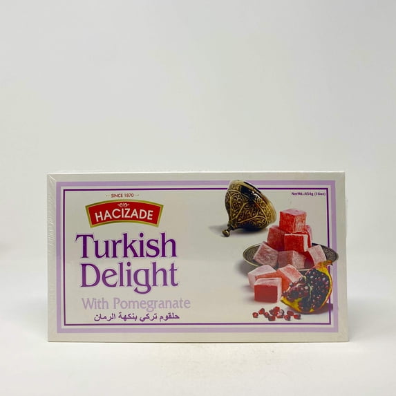 Hacizade Turkish Delight with pomegranate 454g - Walmart.com