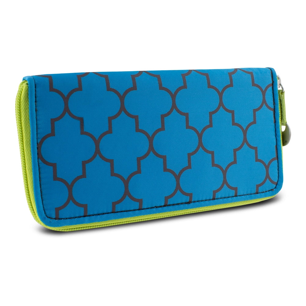 Hack-Proof RFID Blocking Ladies Wallet, Moroccan Print - Walmart.com