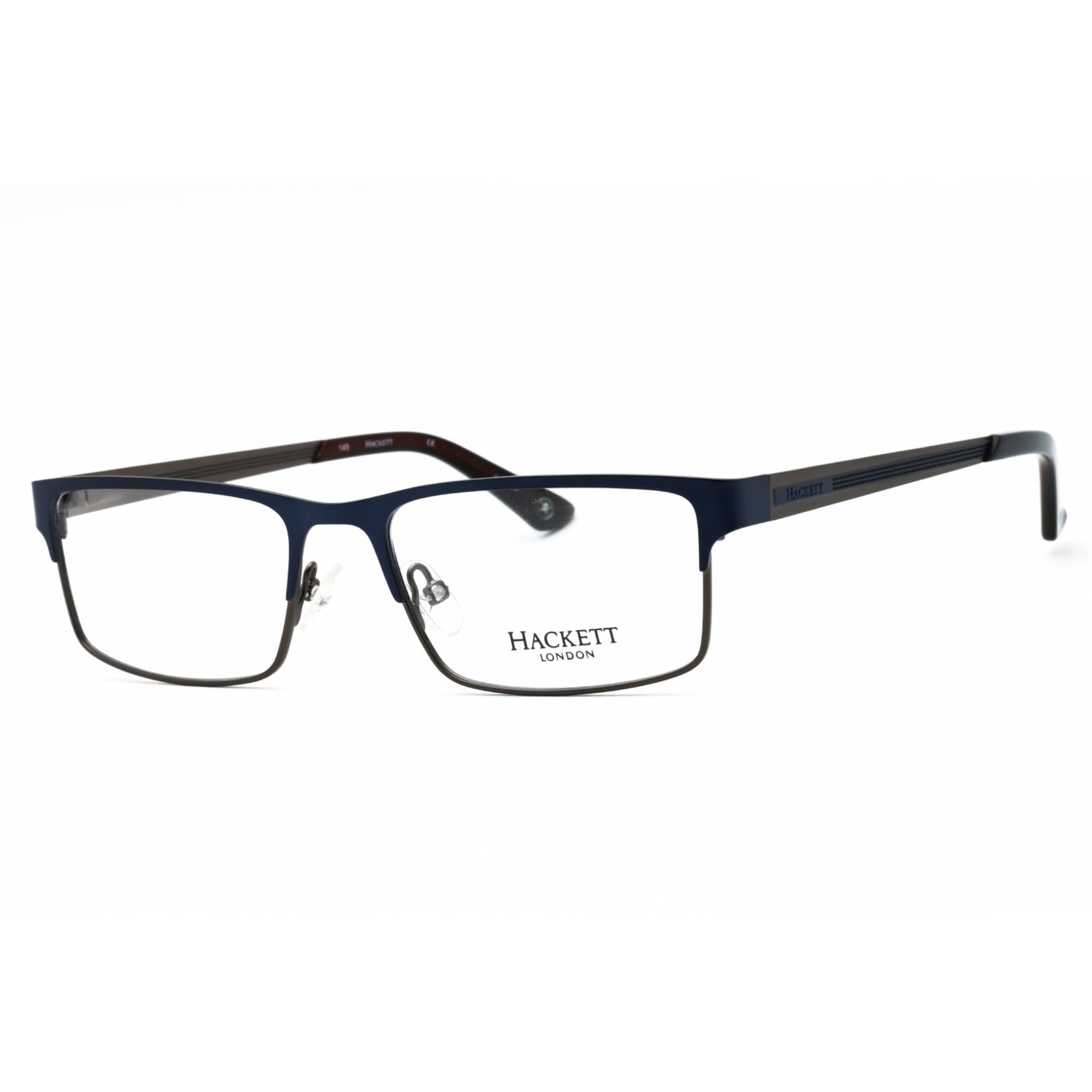 Hackett HEK1159 628 Men's Navy Metal Rectangular Frame Eyeglasses ...