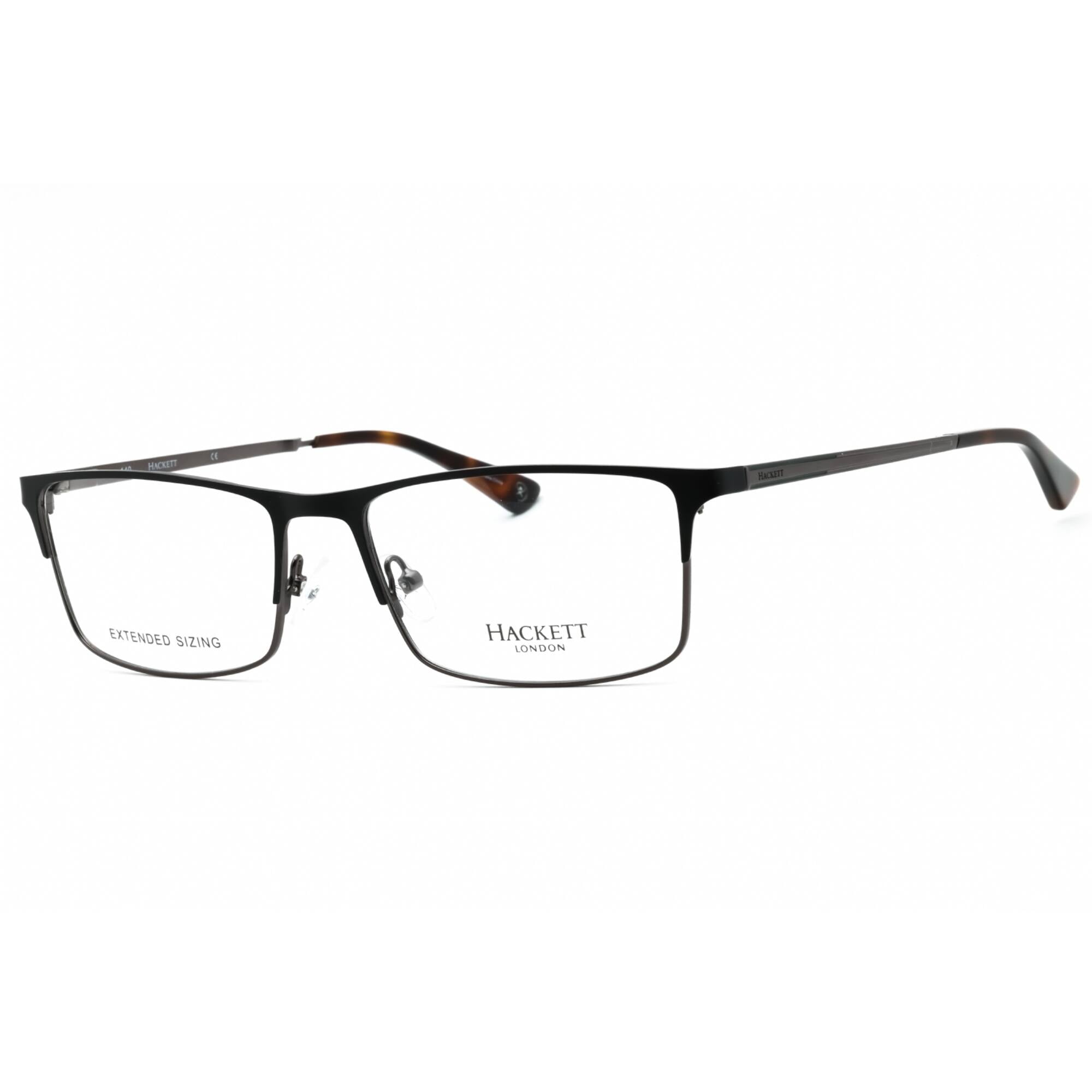 Hackett HEK1240-1 002 Men's Black Rectangular Frame Eyeglasses ...