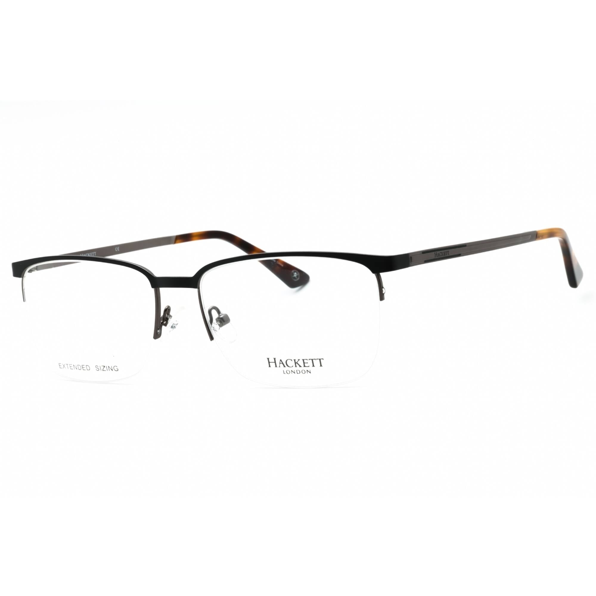 Hackett HEK1241-1 002 Men's Black Rectangular Frame Eyeglasses ...