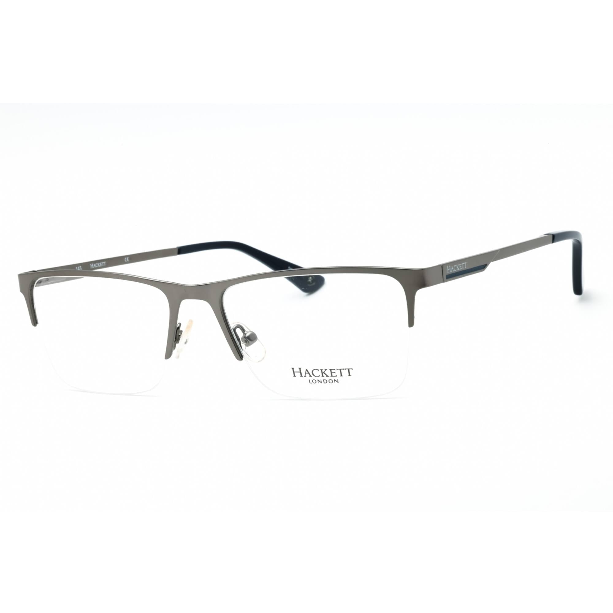 Hackett HEK1274 941 Men's Matte Gunmetal Metal Frame Eyeglasses ...