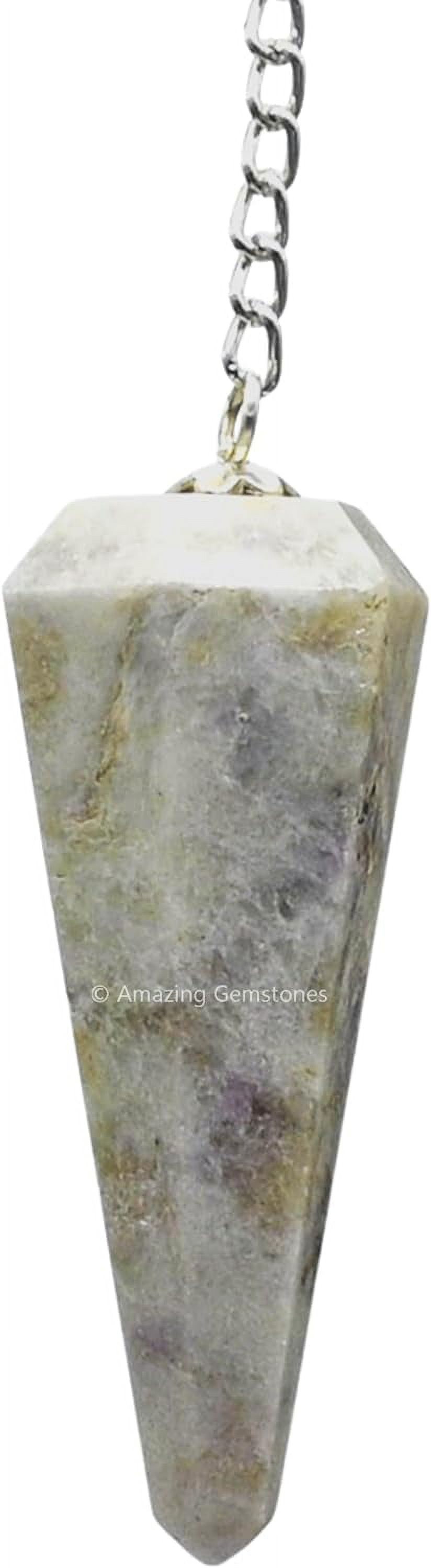 Hackmanite Crystal Pendulum Dowsing Reiki Hexagonal Points - Walmart.com