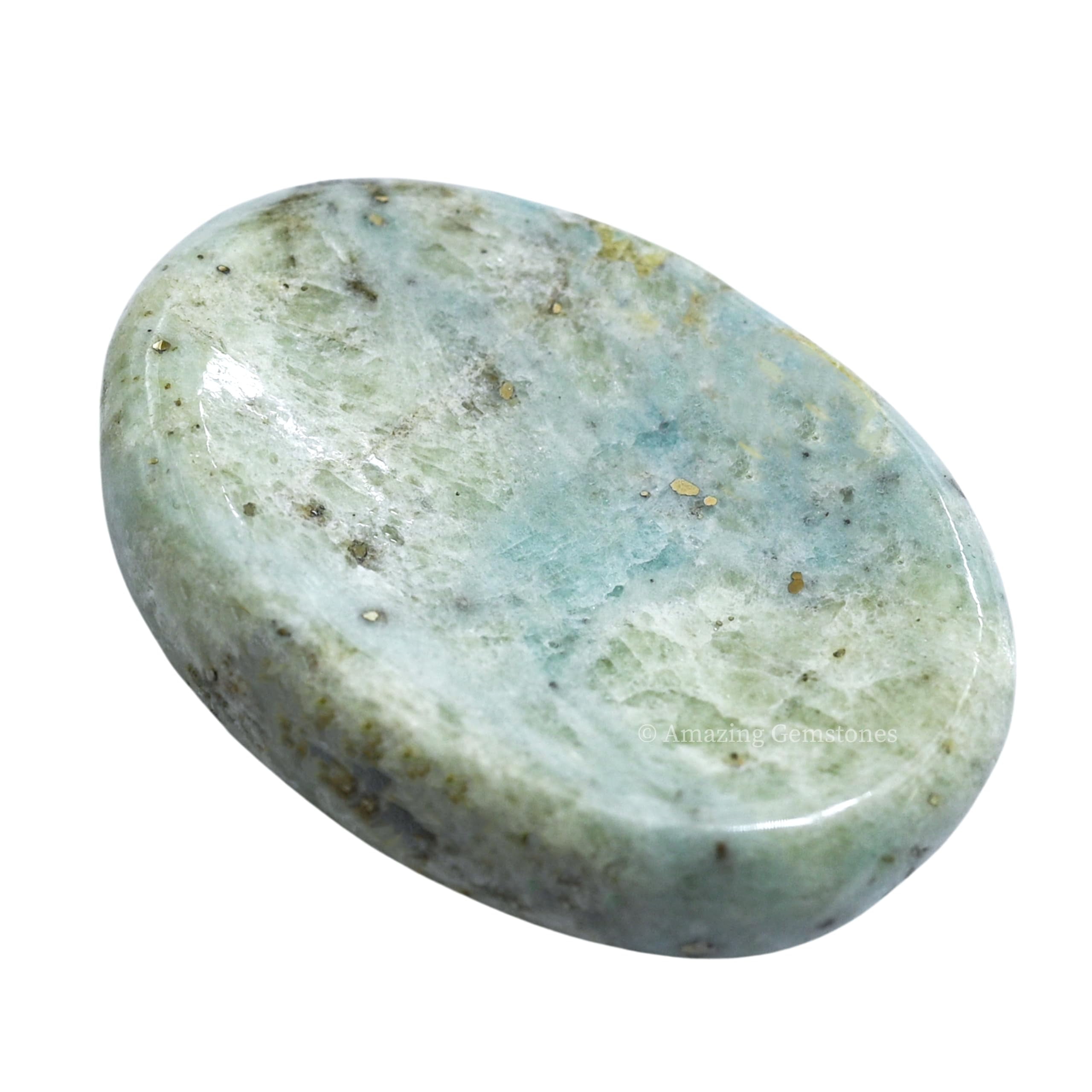 Hackmanite Crystal Worry Stones for Anxiety - Thumb Worry Stone for ...