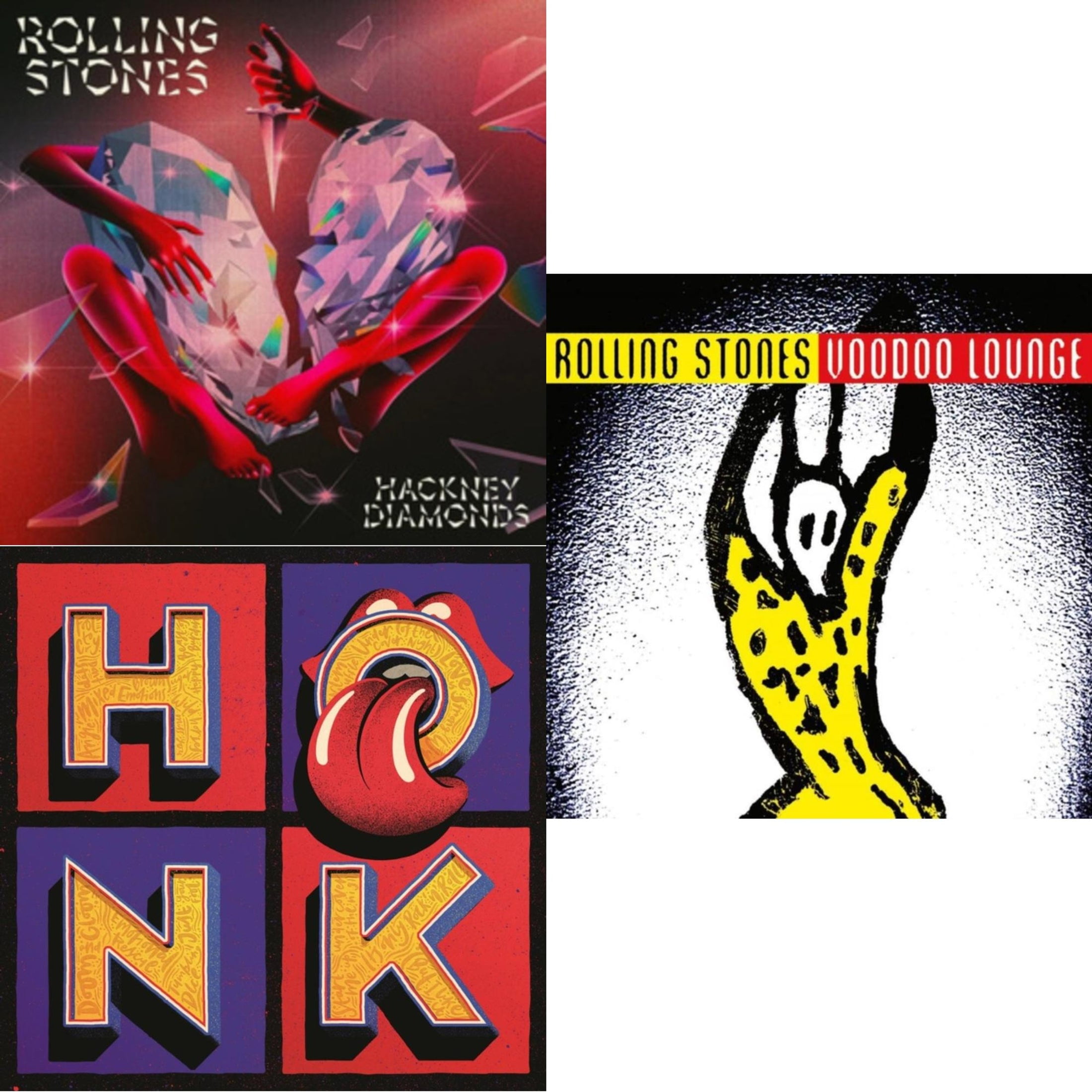 Hackney Diamonds & Honk (Translucent Red Vinyl/2LP) & Voodoo Lounge ...