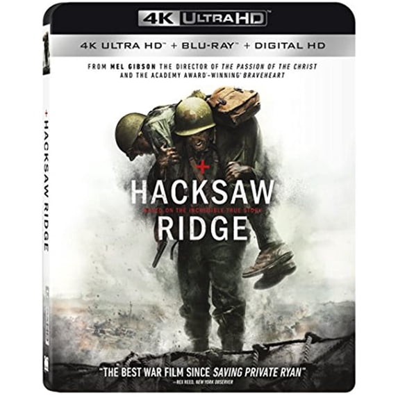 Lions Gate's Hacksaw Ridge Drama - 4K Ultra HD + Blu-ray - Walmart.com