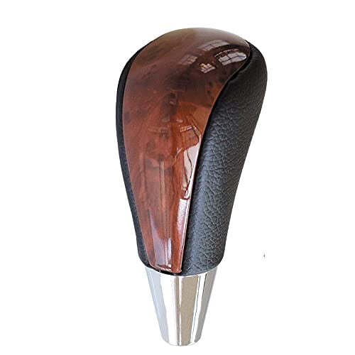 Hacreyatu Gear Automatic Leather Stick Knob for Yaris Land Cruiser ...