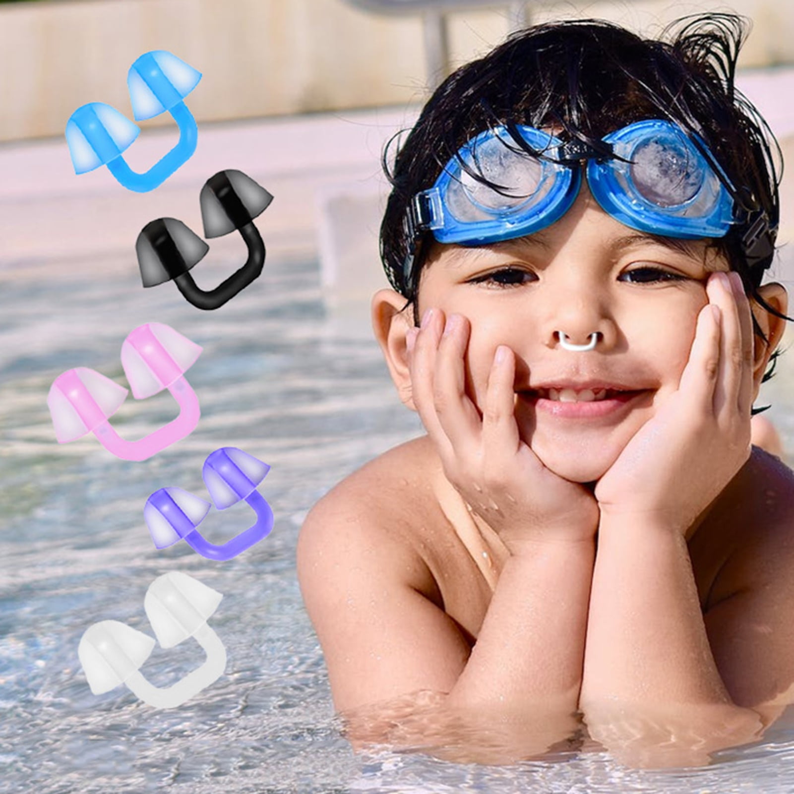 Hadanceo Adults Kids Beginners Swimming Nose Plugs Comfortable Silicone ... Hadanceo Adults Kids Beginners Swimming Nose Plugs Comfortable Silicone ...