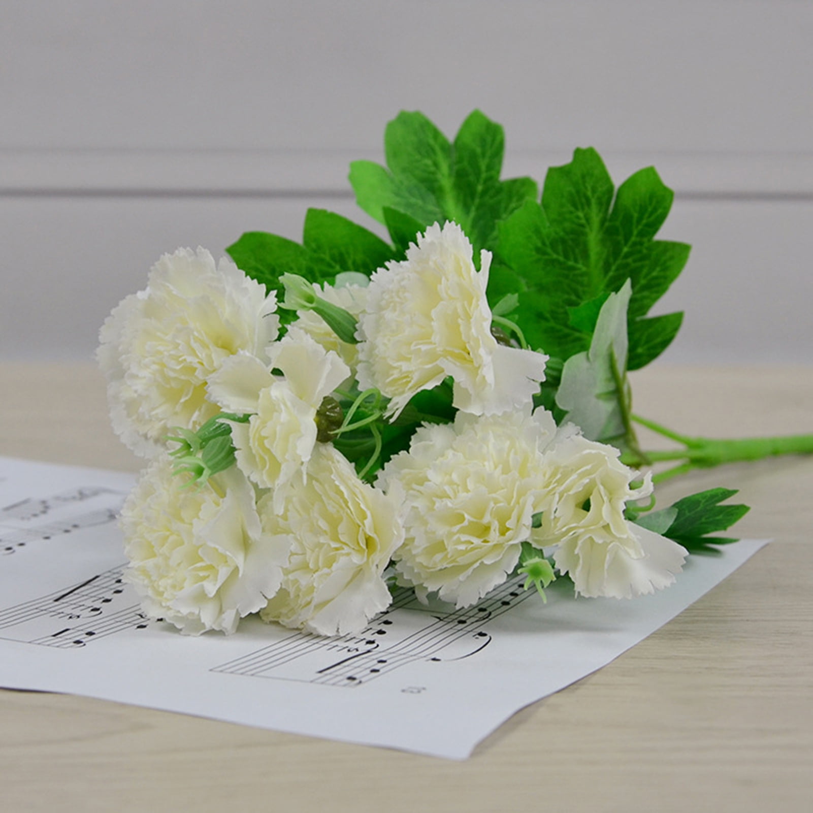Hadanceo Artificial Plant Nice-looking Carnation Flower Bouquet Fake ...