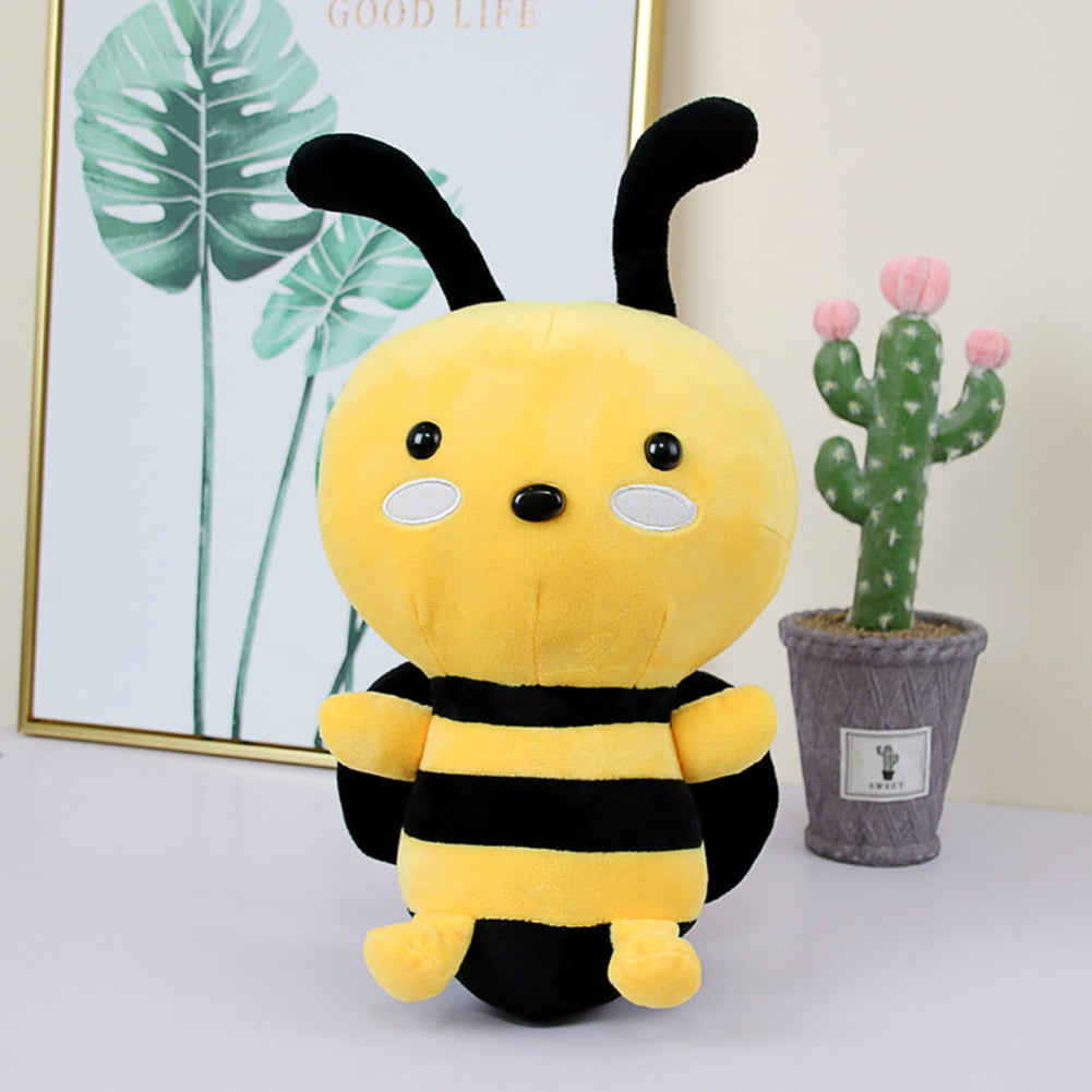Hadanceo Cartoon Bee Animal Plush Stuffed Doll Kids Toy Home Sofa Couch ...