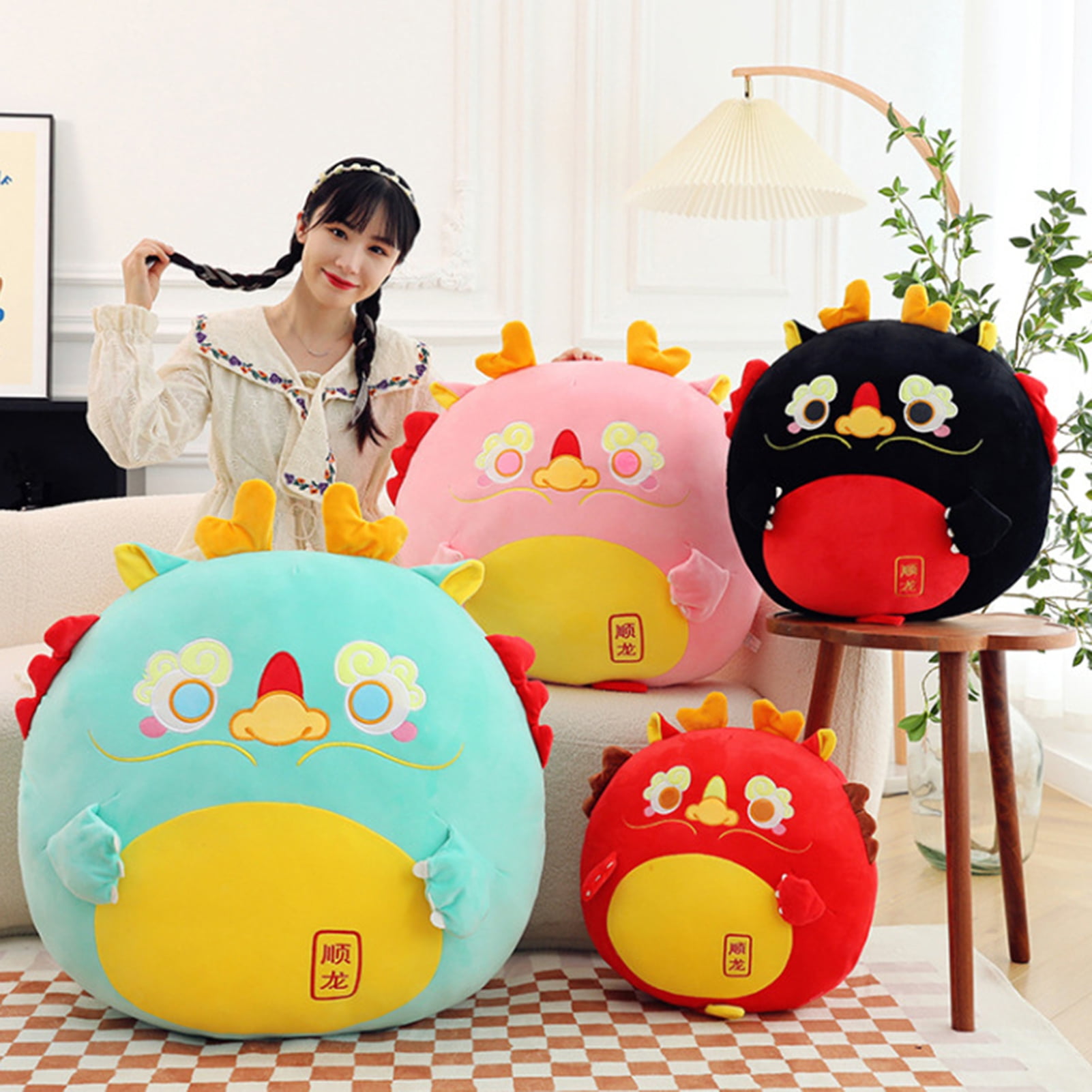 Hadanceo Cartoon Dragon Plush Toy Filled Adorable Appearance Vivid ...