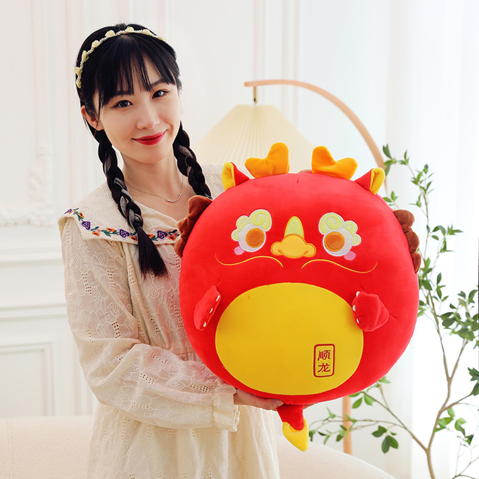 Hadanceo Cartoon Dragon Plush Toy Filled Adorable Appearance Vivid ...