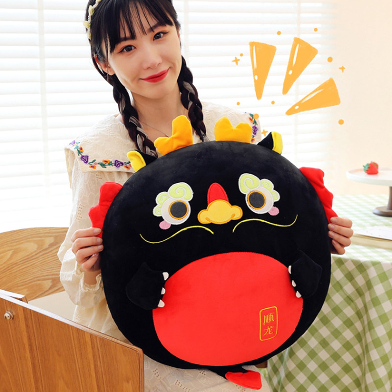 Hadanceo Cartoon Dragon Plush Toy Filled Adorable Appearance Vivid ...