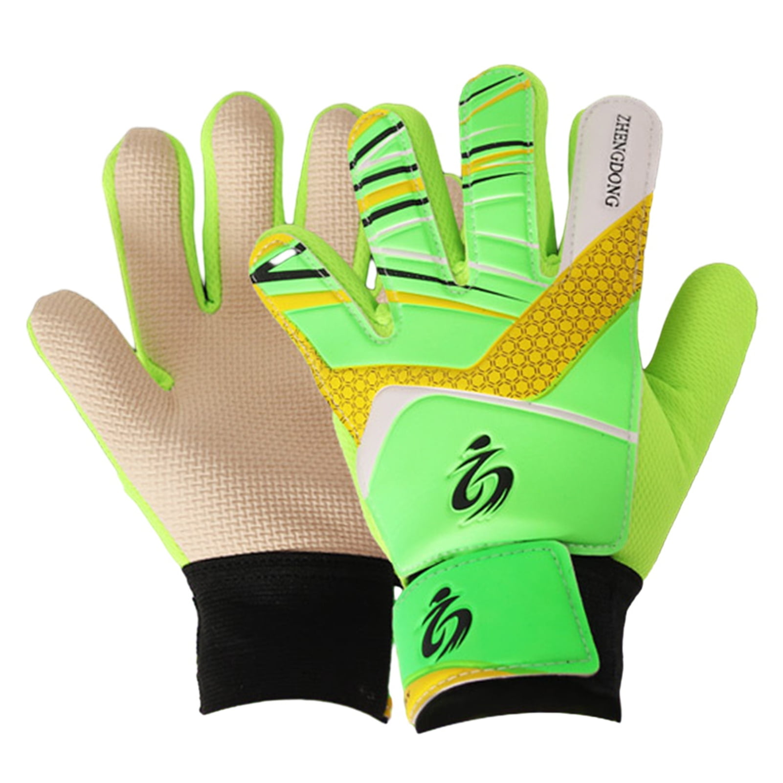 Hadanceo Children Soccer Gloves Composite Mesh Goalie Goalkeeper with ...