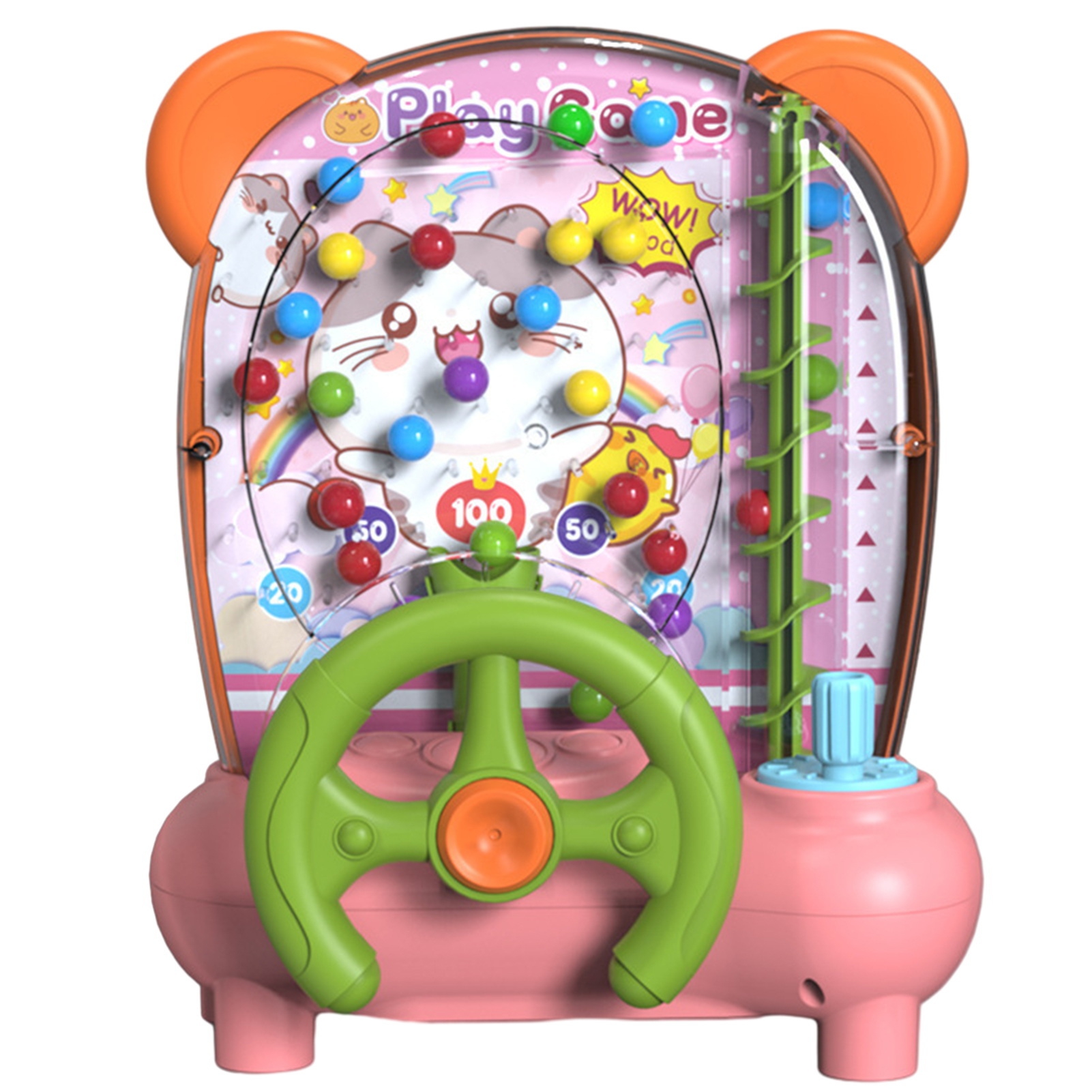 Hadanceo Game Machine Arcade Game Machine Soft LED Light Music Steering ...