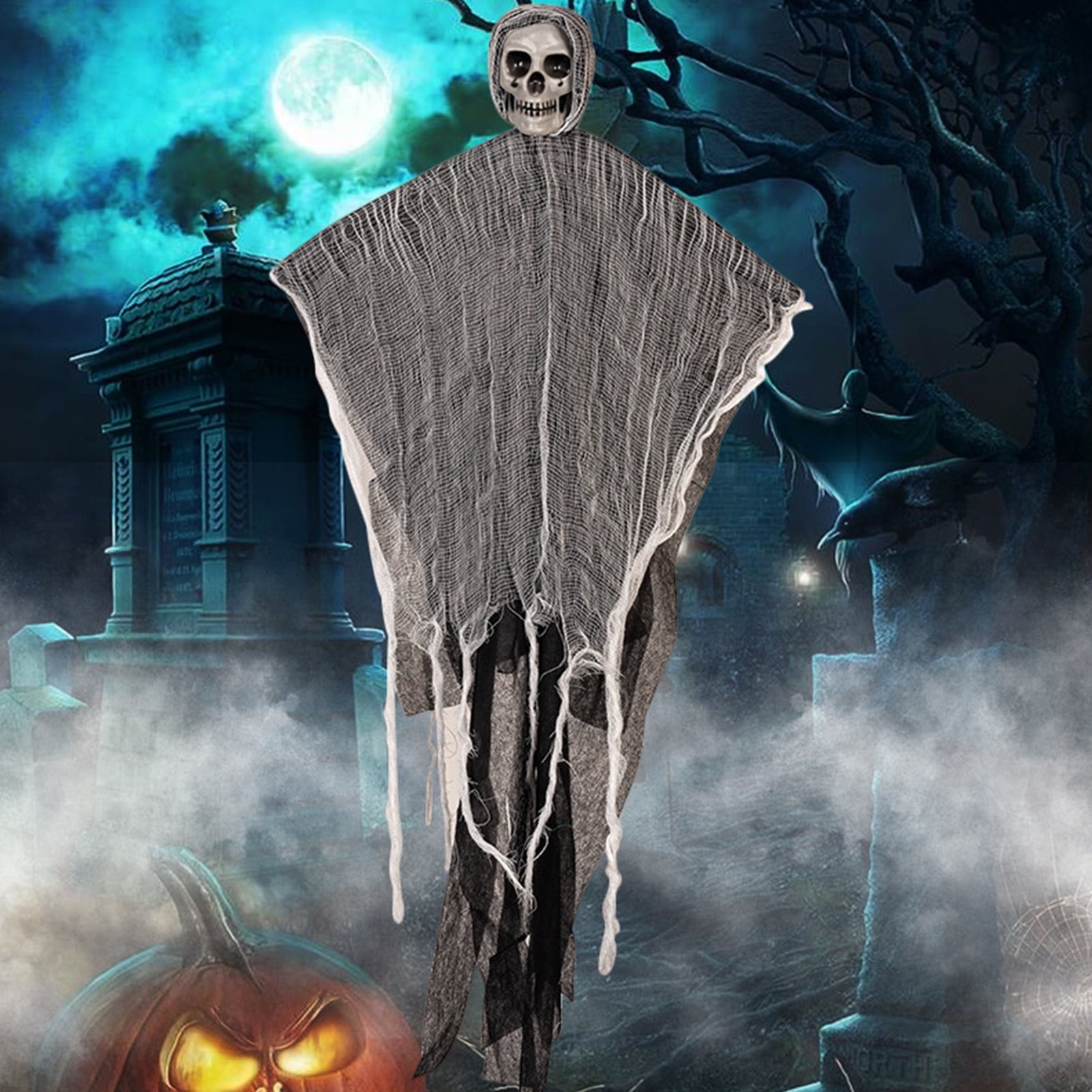 Hadanceo Halloween Hanging Ghost Realistic Easy Installation Scary ...