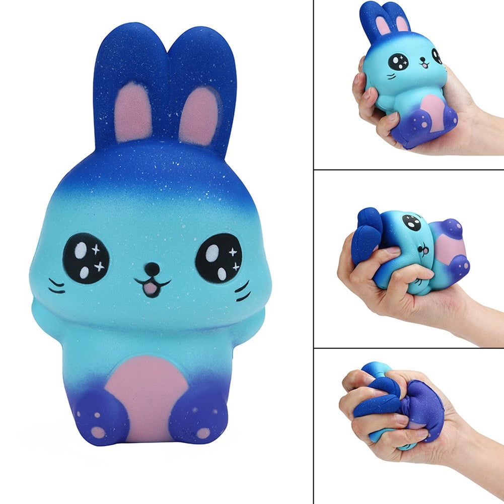 Hadanceo Starry Sky Squishy Rabbit Squeeze Slow Rising Relieve Stress ...