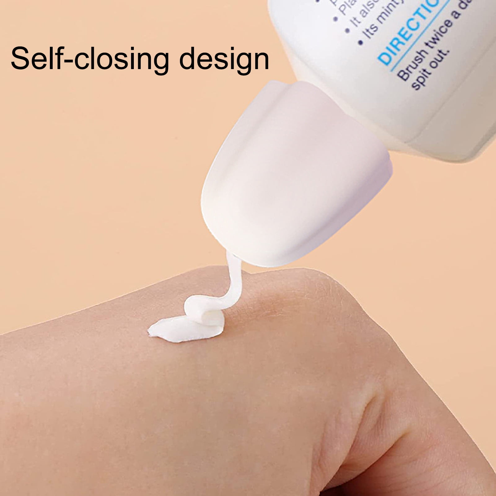 Hadanceo Toothpaste Cap Flower Shape No Mess No Waste Toothpaste Topper ...